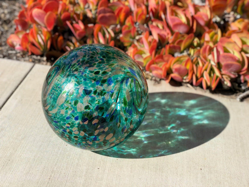 6"/10" Solar LED Gaze Ball/Garden/Pathway Light/Patio Table Light/Sun ...